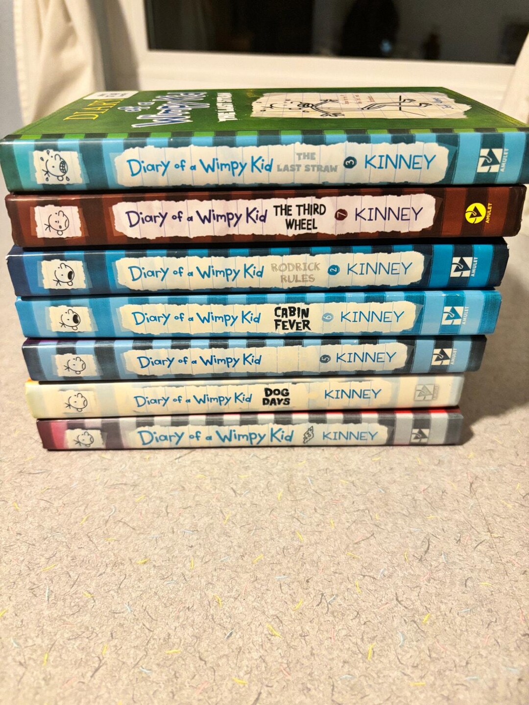 Diary of a Wimpy Kid Book Bundle (7 Books) - Etsy