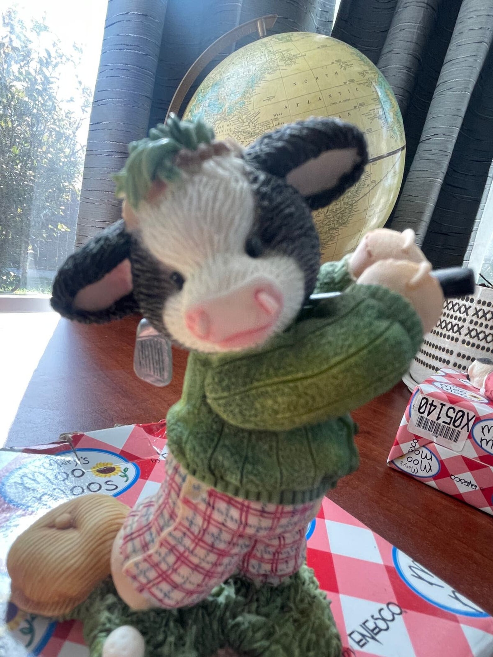 Mary Moo Moo's Figurine My Hat's off to Moo -male Golfer - Etsy