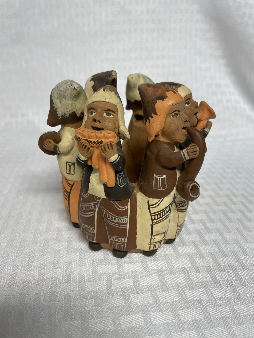 Peruvian Folk Art Terracotta Clay Pottery Whistle - Etsy