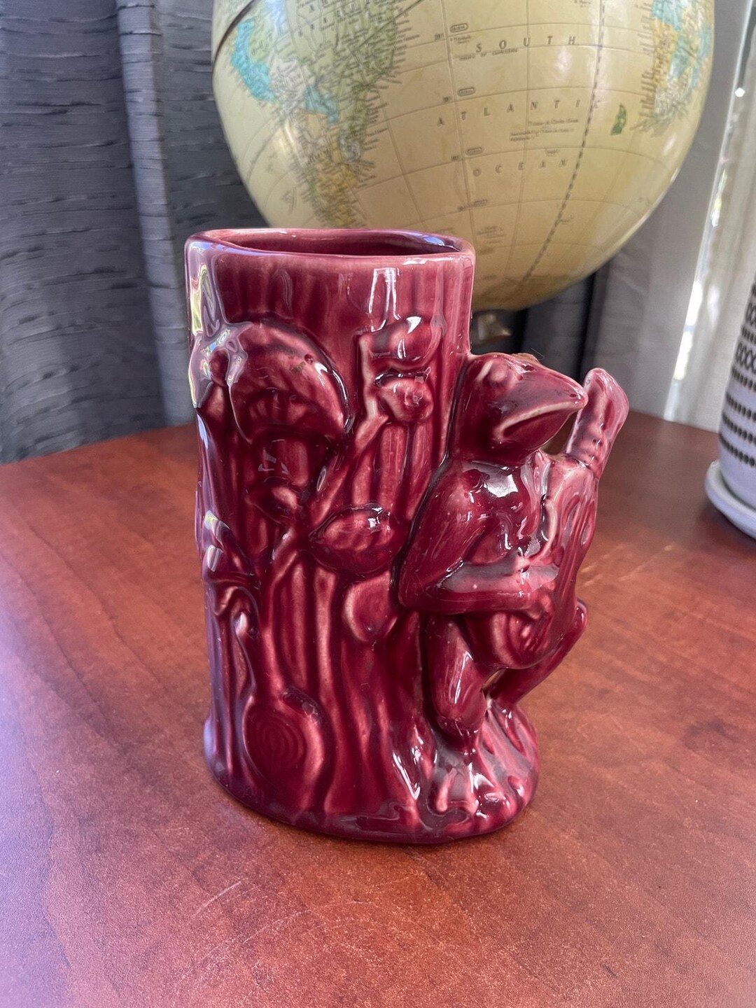 Vintage Shawnee Ceramic Frog Vase - Etsy