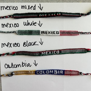 Handwoven Latin Bracelets - Shipping Included NOT Customizable - Etsy