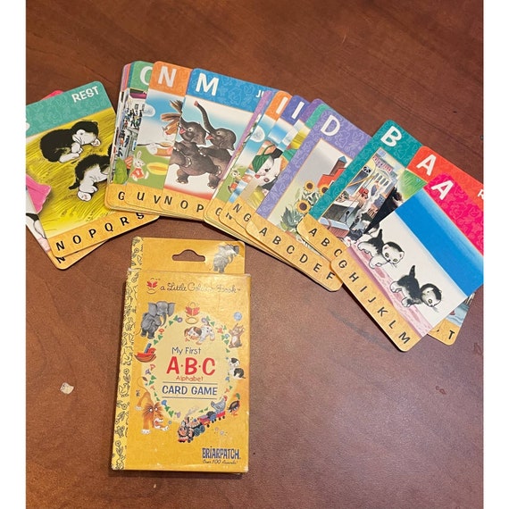 My First ABC Alphabet Card Game - Etsy