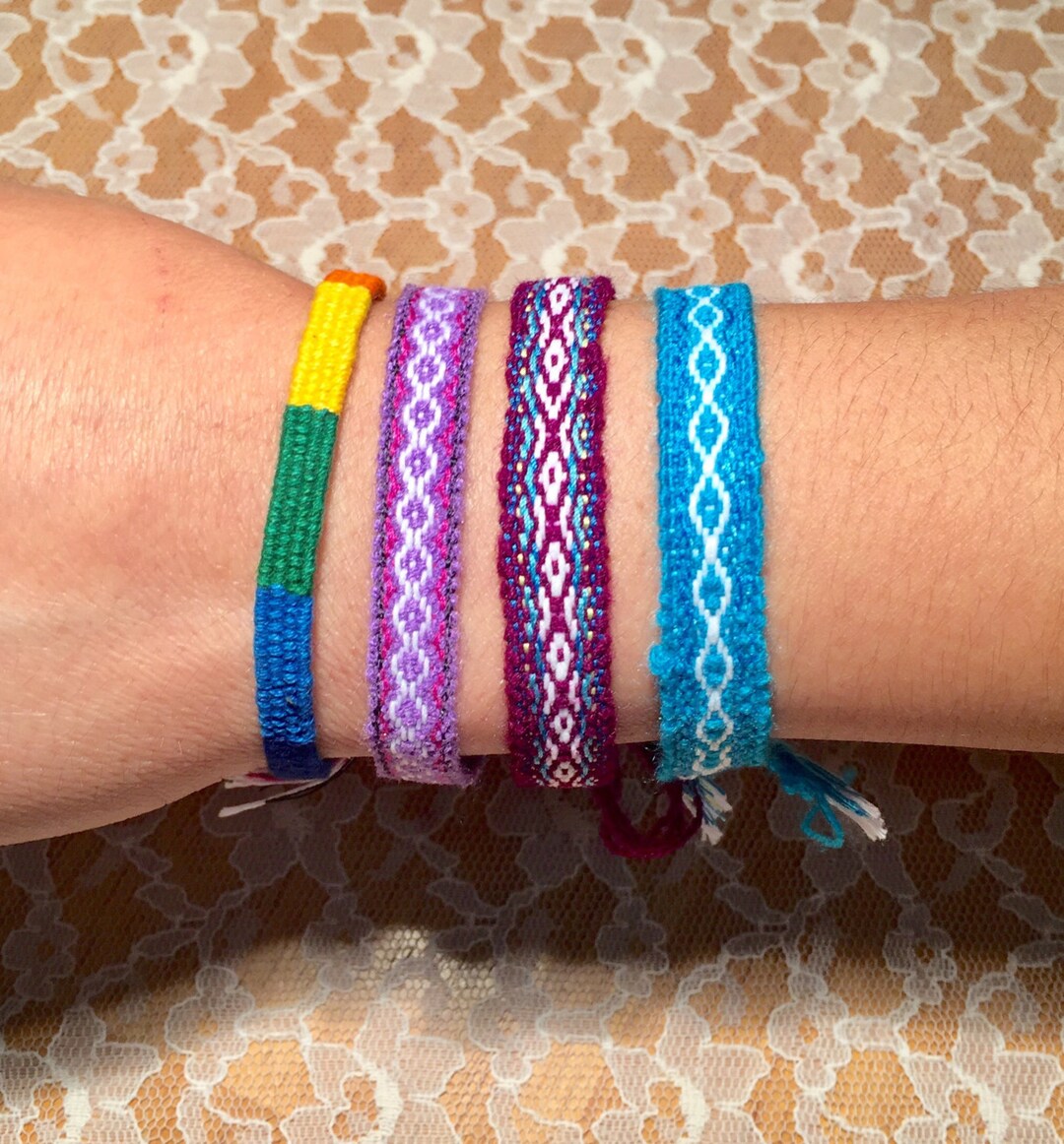 Handwoven Latin and Pride Bracelets - Shipping Included - Etsy