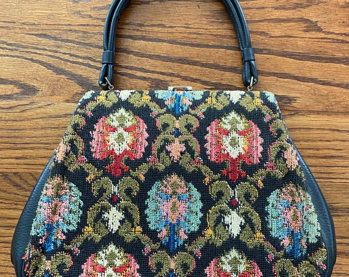 Vintage Tapestry Hand Purse - Etsy