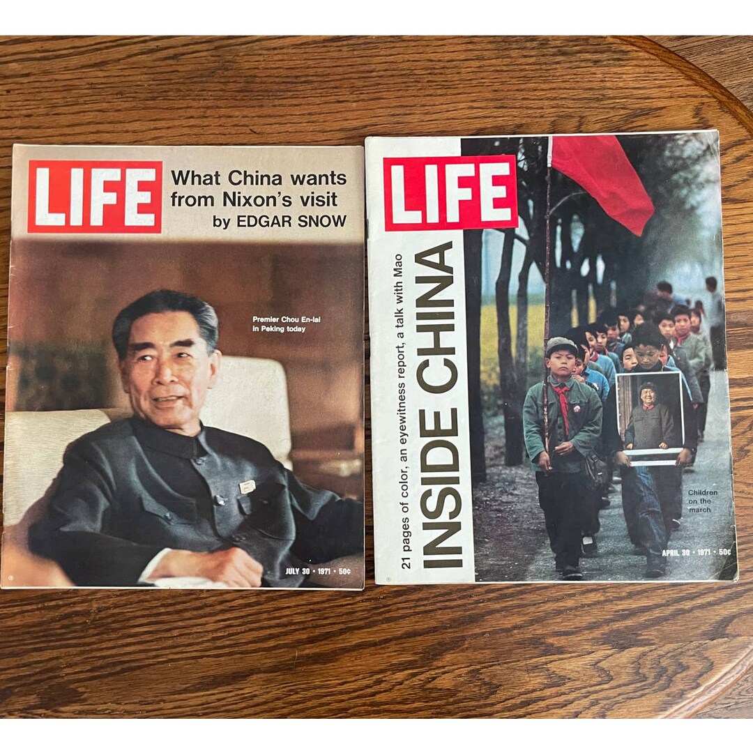 Vintage 1971 Life Magazines April and July - Etsy