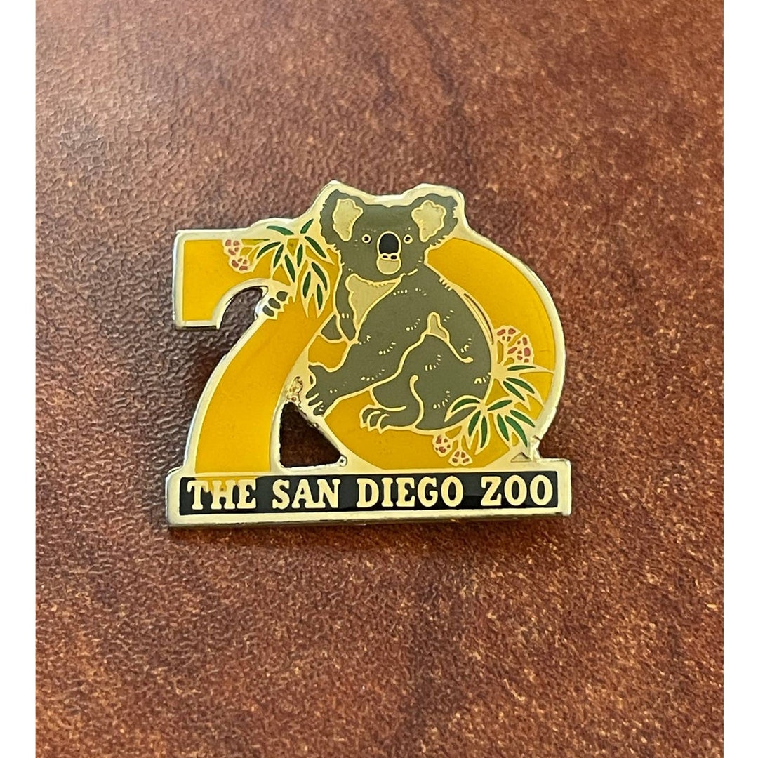 San Diego Zoo 70's Anniversary Koala Pin - Etsy