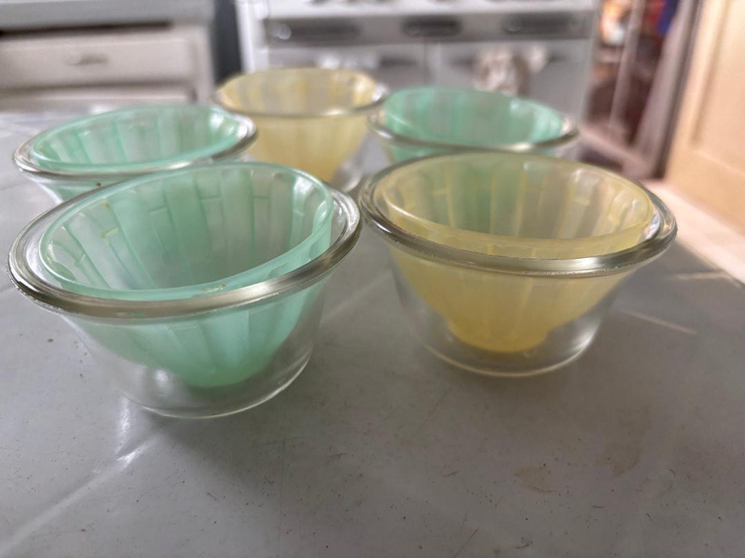 Pyrex Custard Cups and Jell Molds (bundle of 10) - Etsy
