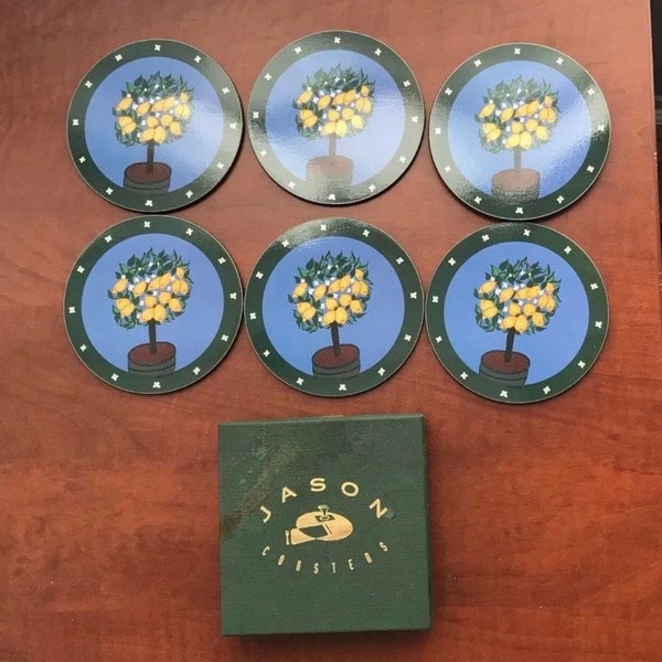 Lemon Coasters - Etsy