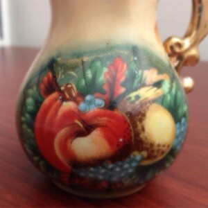 Vintage Enesco Hand Painted Miniature Pitcher - Etsy
