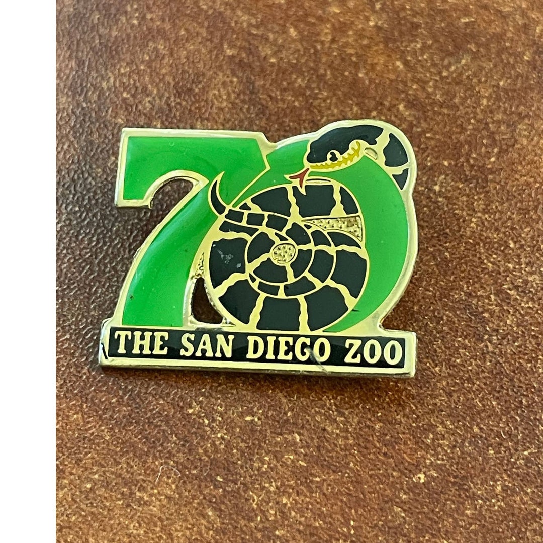 San Diego Zoo 7 Snake 70's Anniversary Pin - Etsy