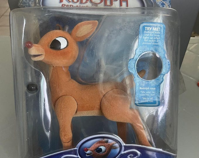 Retired Rudolph Talking Action Figure - Etsy