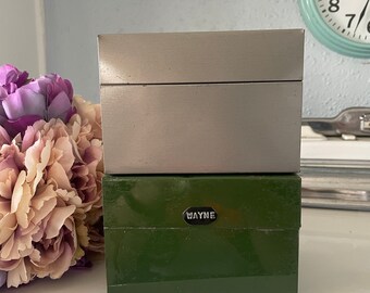 Metal Recipe Box - Etsy