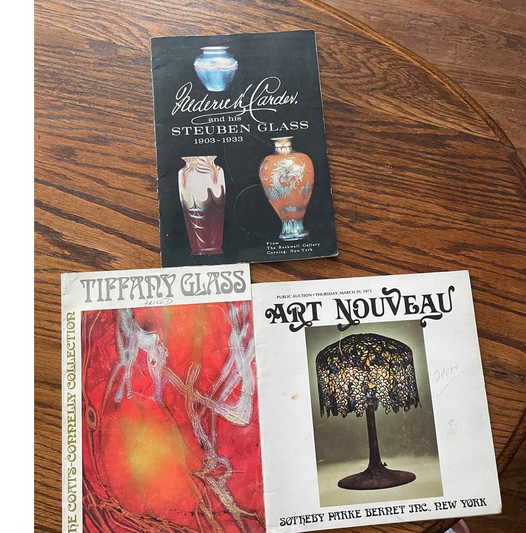 Vintage Glass Art Nouveau Catalogs, Tiffany and Steuben - Etsy