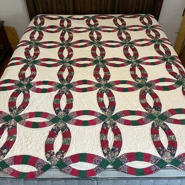 Wedding Ring Quilt - Etsy