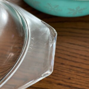 Vintage Aqua Snowflake Pyrex Casserole 1 1/2 Qt 043 - Etsy