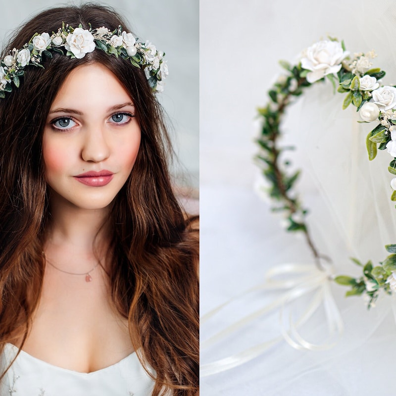 Flower Headpiece - Etsy