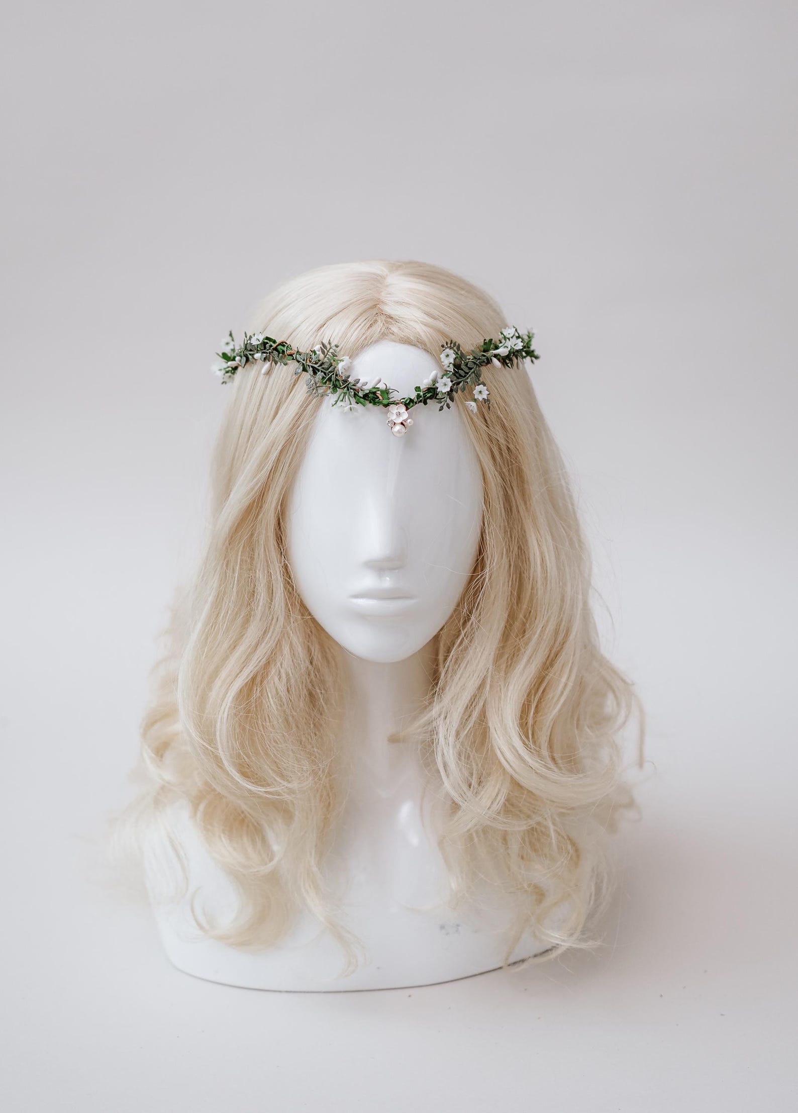 Elven Forest Headpiece - Elf Tiara Fairy Crown - Wedding Flower Crown ...