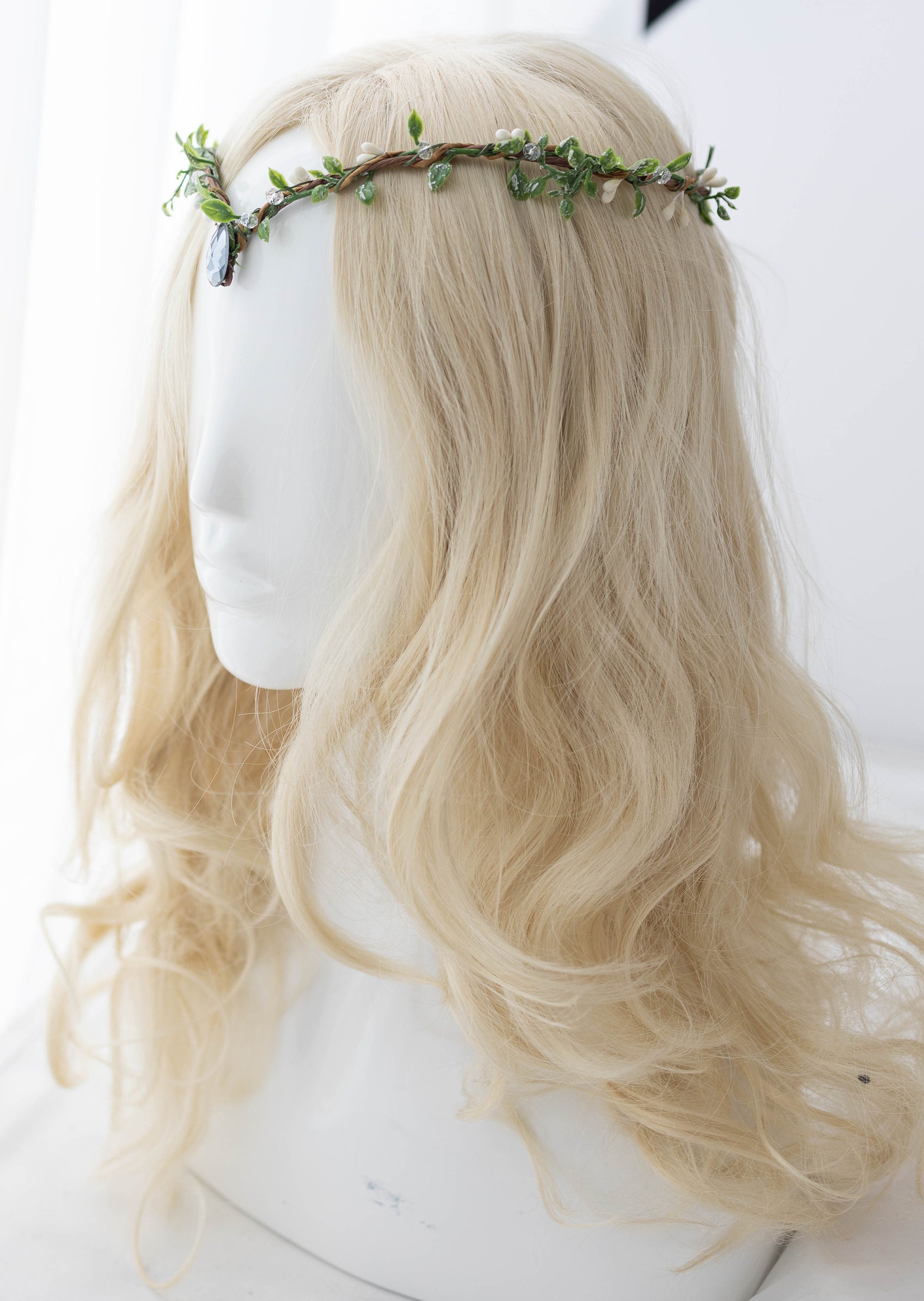 Elf Tiara Fairy Crown - Elven Forest Headpiece - Etsy