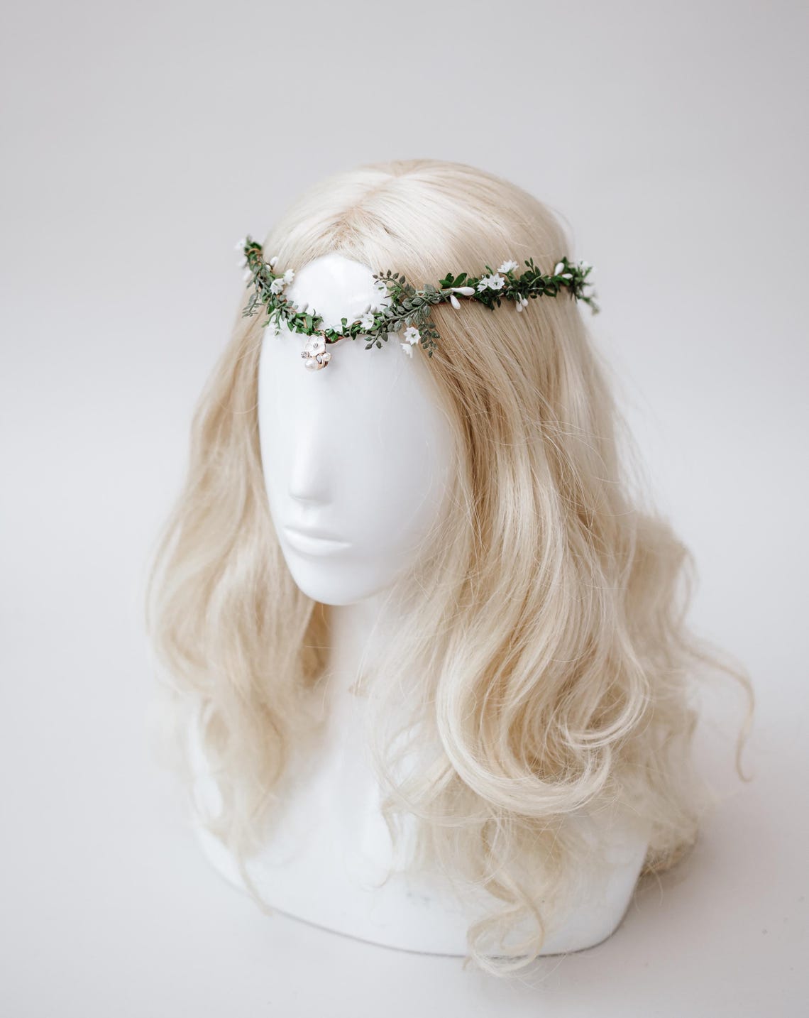 Elven Forest Headpiece - Elf Tiara Fairy Crown - Wedding Flower Crown ...