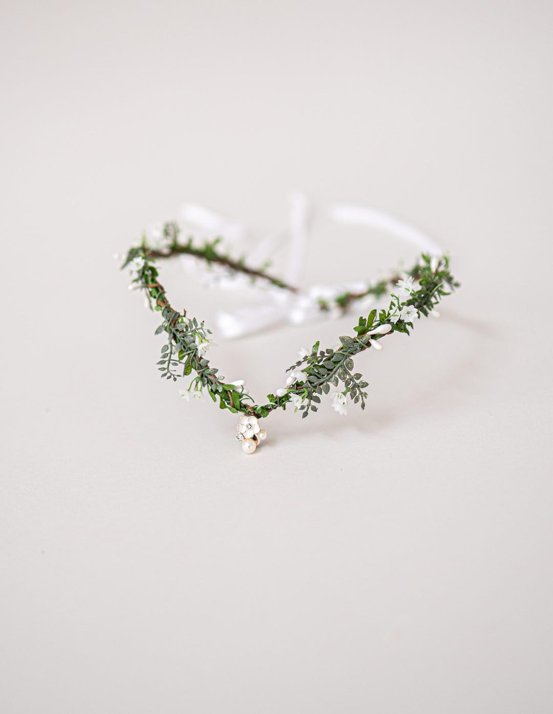 Elven Forest Headpiece - Elf Tiara Fairy Crown - Wedding Flower Crown ...