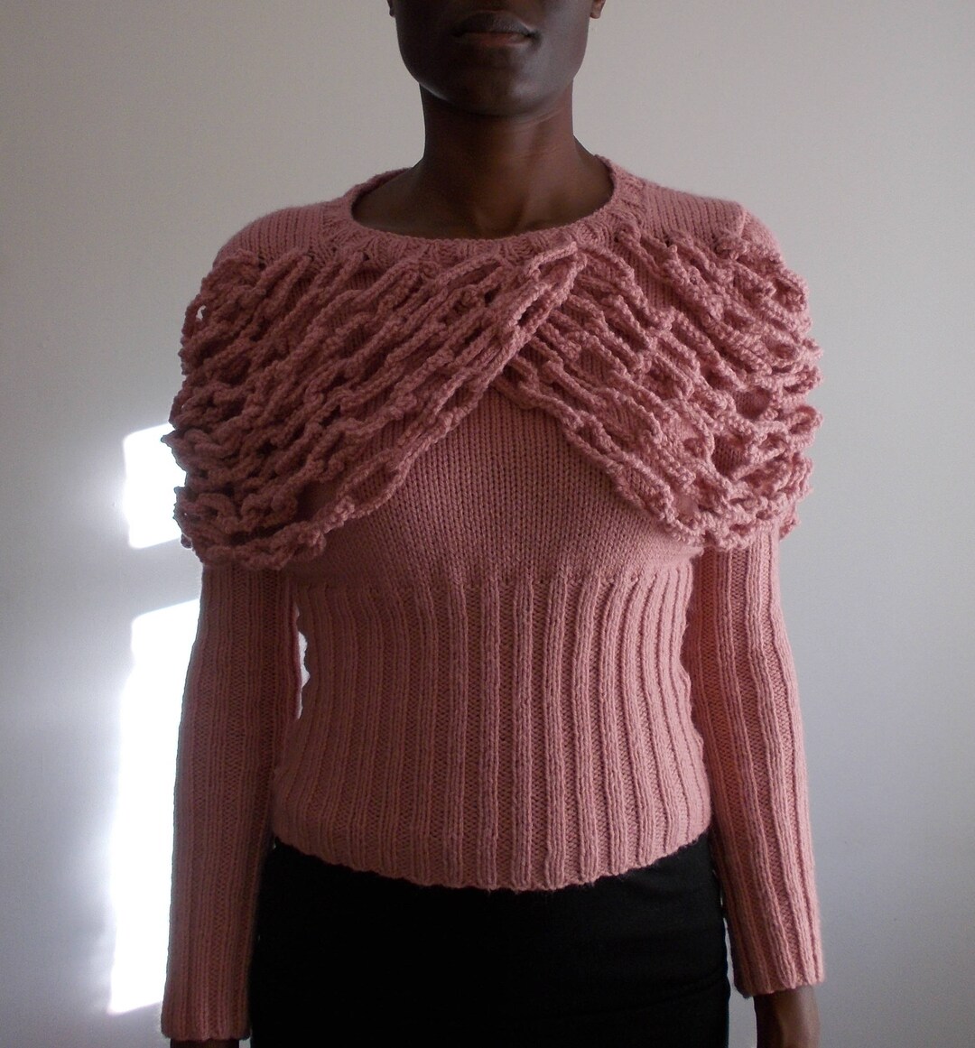 Draping Chains Fitted Jumper - Etsy