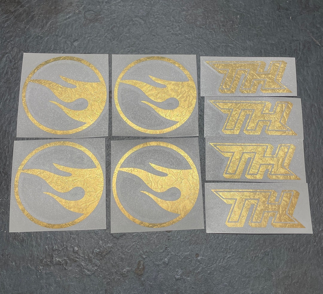 Super Treasure Hunt X TH Sticker Pack Gold Foil Vinyl Decals - Etsy