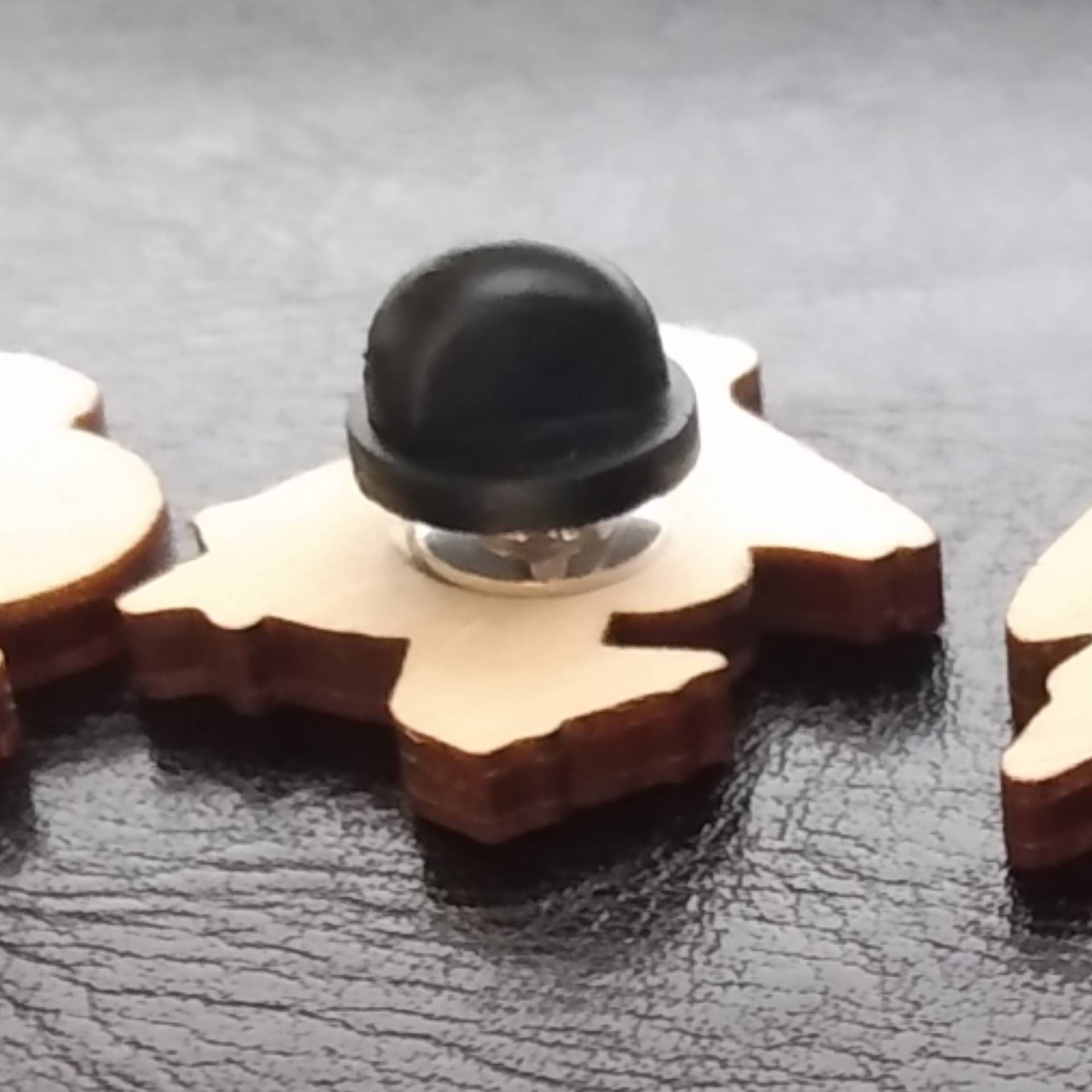 Pelican Pin Laser Cut and Printed Plywood Badge With Rubber - Etsy