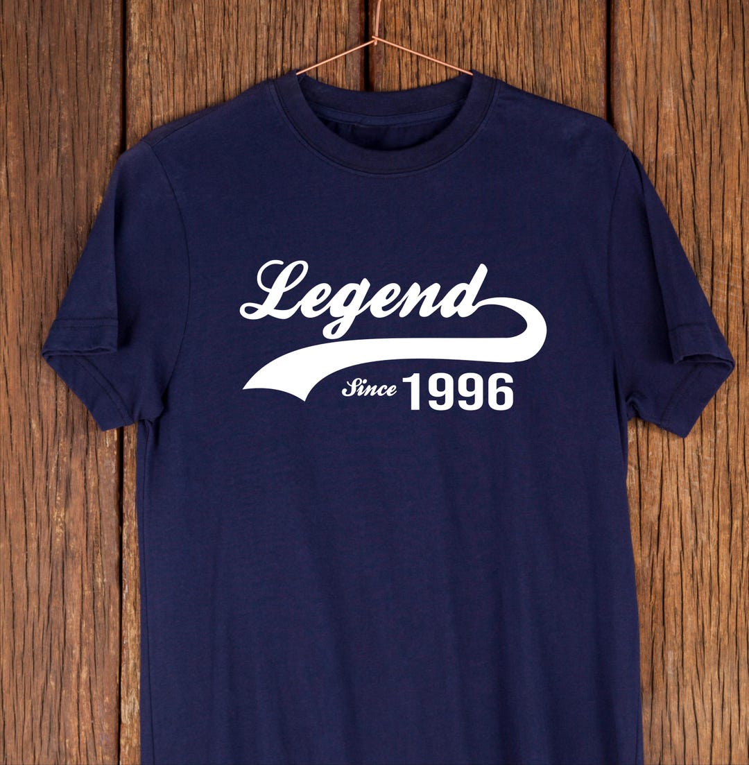 Legend Since 1996 T-shirt - Perfect 30th Birthday Gift for Men & Women ...
