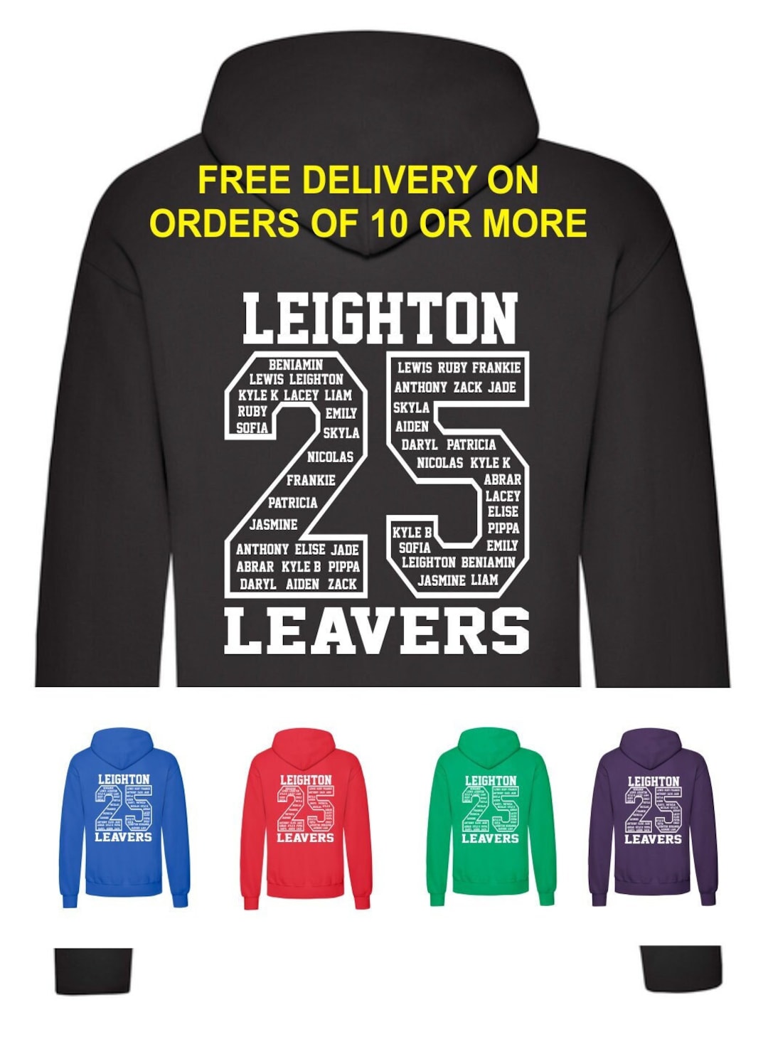 School Leavers Hoodies 2025 Primary School Leavers, Year 6 Leavers ...