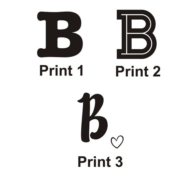 Personalised Initial Letter B Tote Bag, Alphabet Tote Bag, Letter B ...