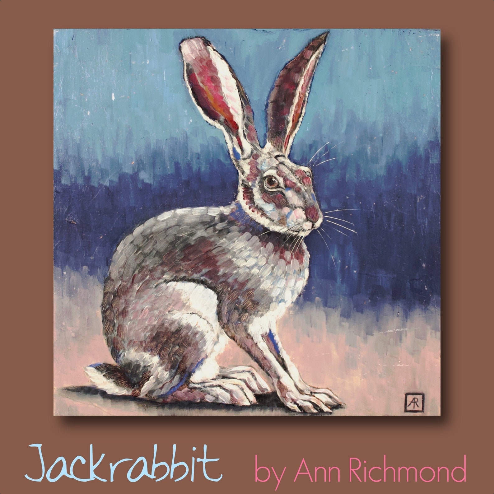 Jack Rabbit Hare Print Hare Art From an Original Work by | Etsy