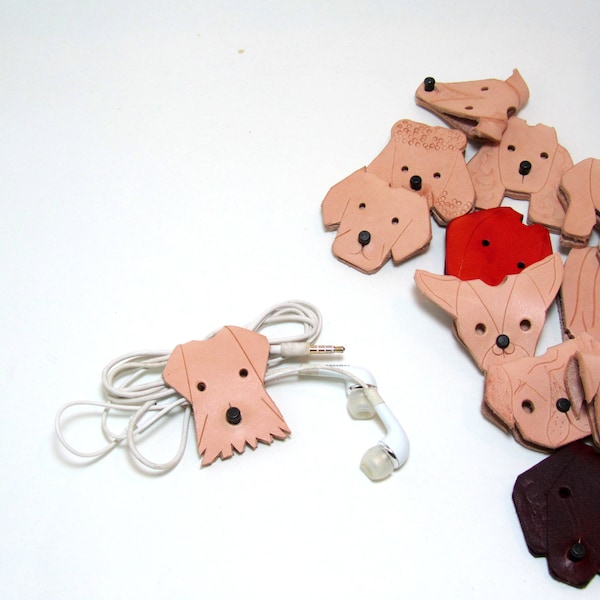 Leather Cable Holder - Etsy