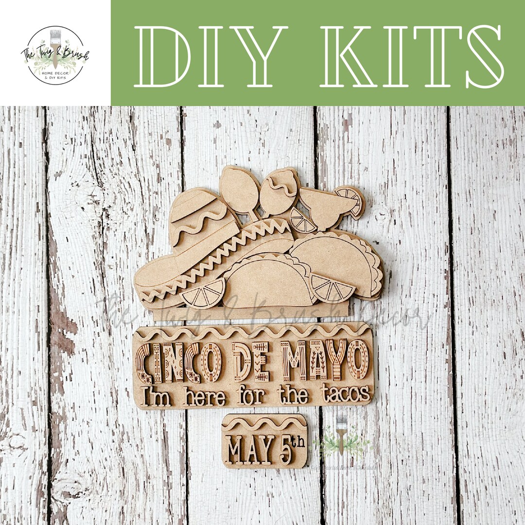 DIY Farmhouse Truck Cinco De Mayo Add-on: Unfinished Wood Kit - Etsy