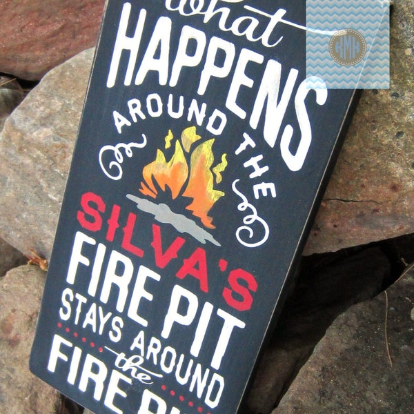 Fire Pit Sign - Etsy