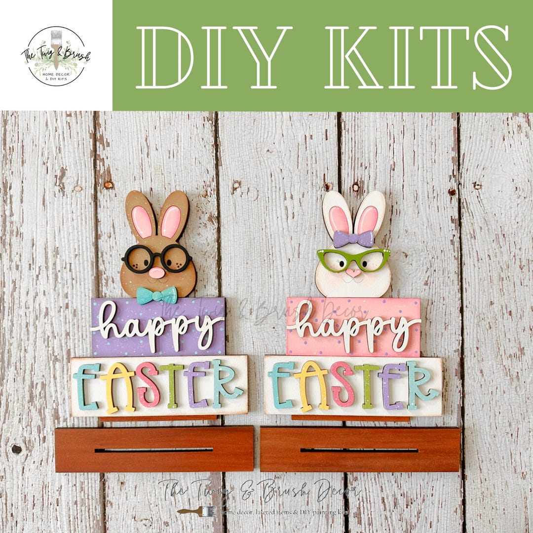 Easter Bunny Word Stacker Blocks | Bunny Word Stack Base | DIY Word ...