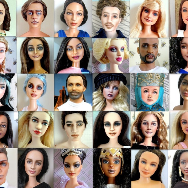 Realistic Barbie Custom Dolls - Etsy