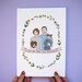 Personalised Family of Three Illustration Family of 3 People - Etsy
