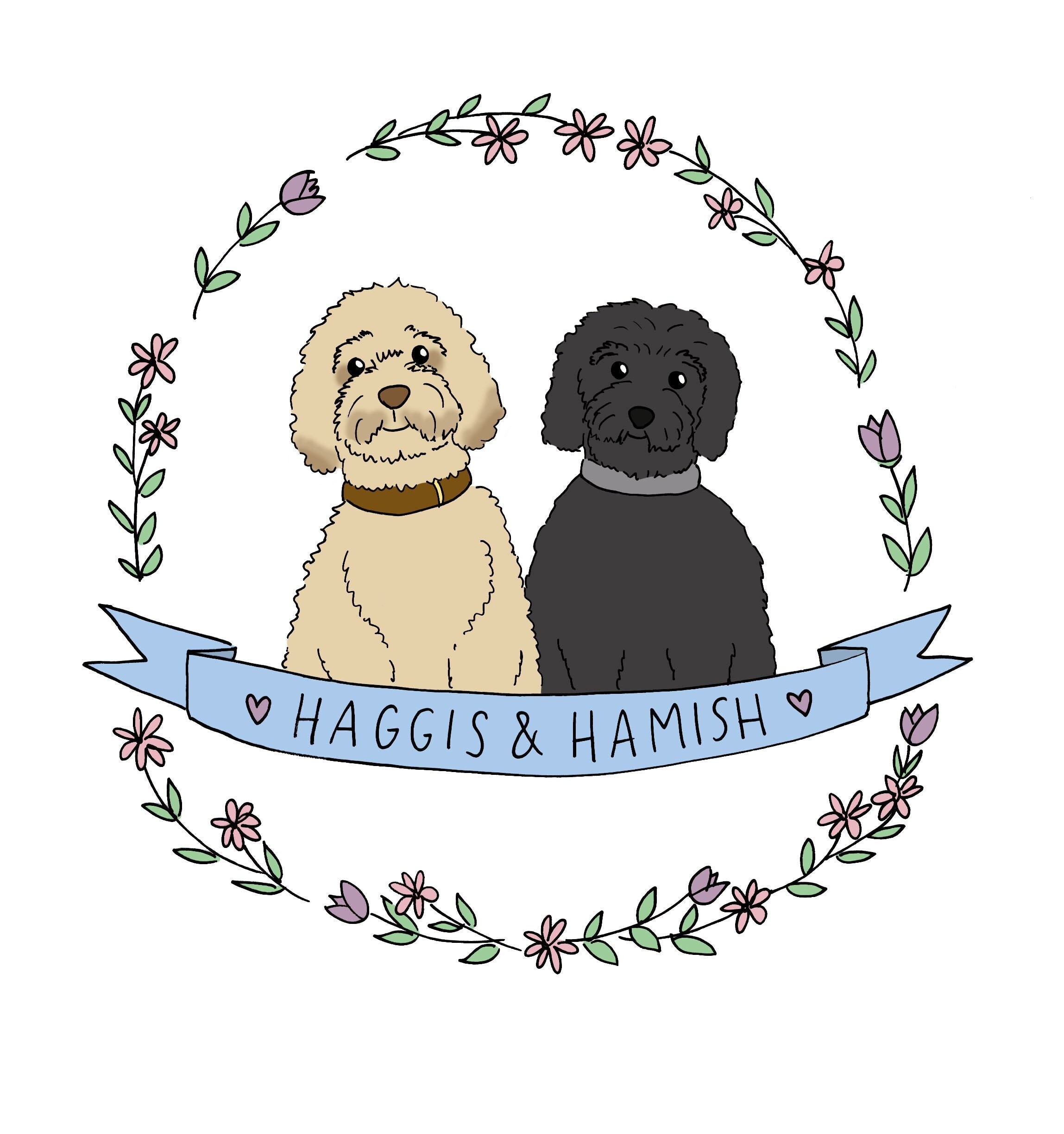 Personalised Pet Portrait Animal Companion Illustration - Etsy UK