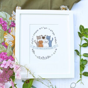 Personalised Pet Portrait - Animal Companion Illustration, Custom Gift ...