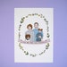 Personalised Family of Three Illustration Family of 3 People - Etsy