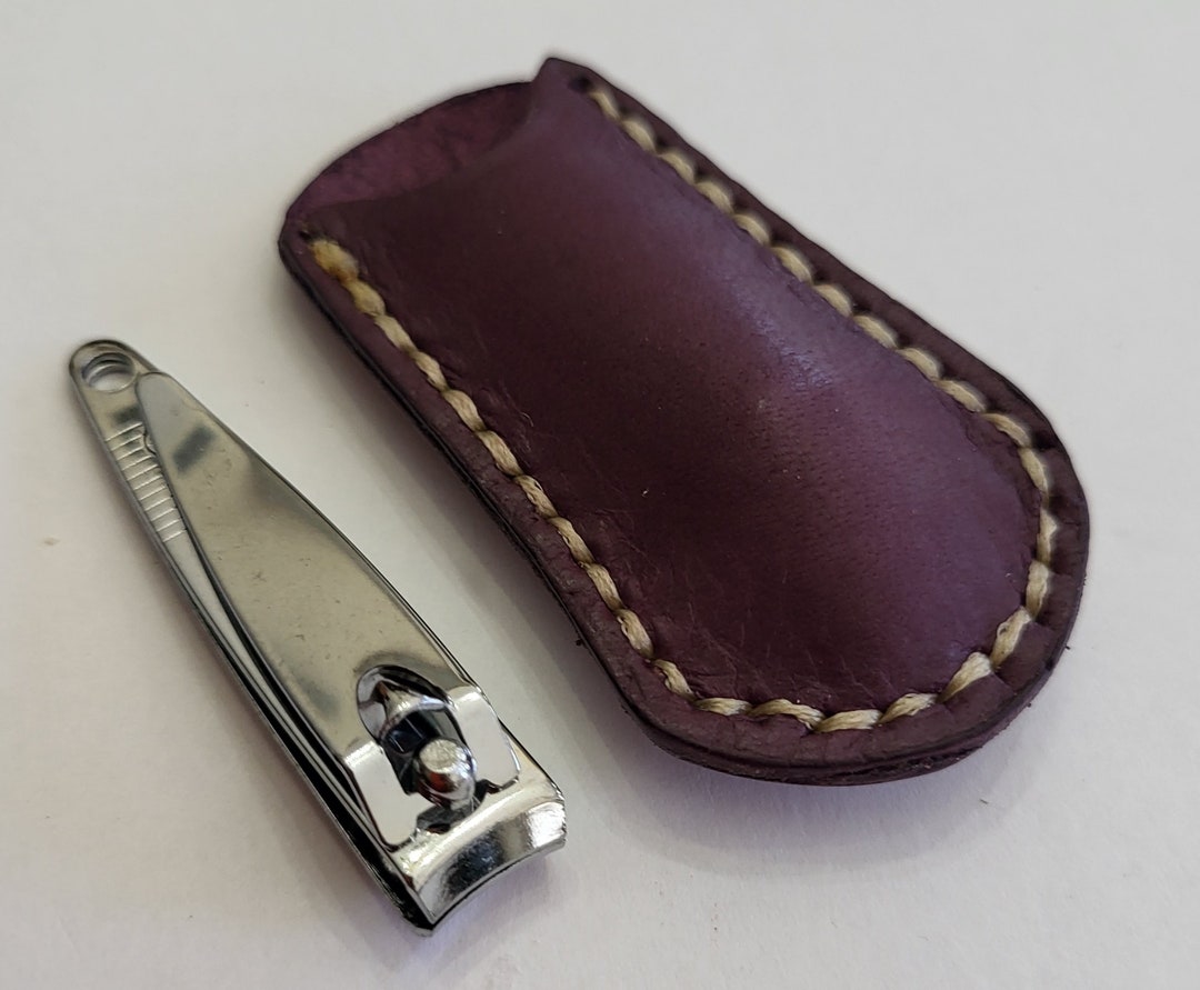 Leather Nail Clipper Case/pouch Nail Clipper Holder Unique Gift - Etsy