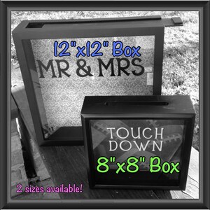 TICKETS, Ticket Stub Box, 8x8", Shadow Box, Ticket Holder Box ...