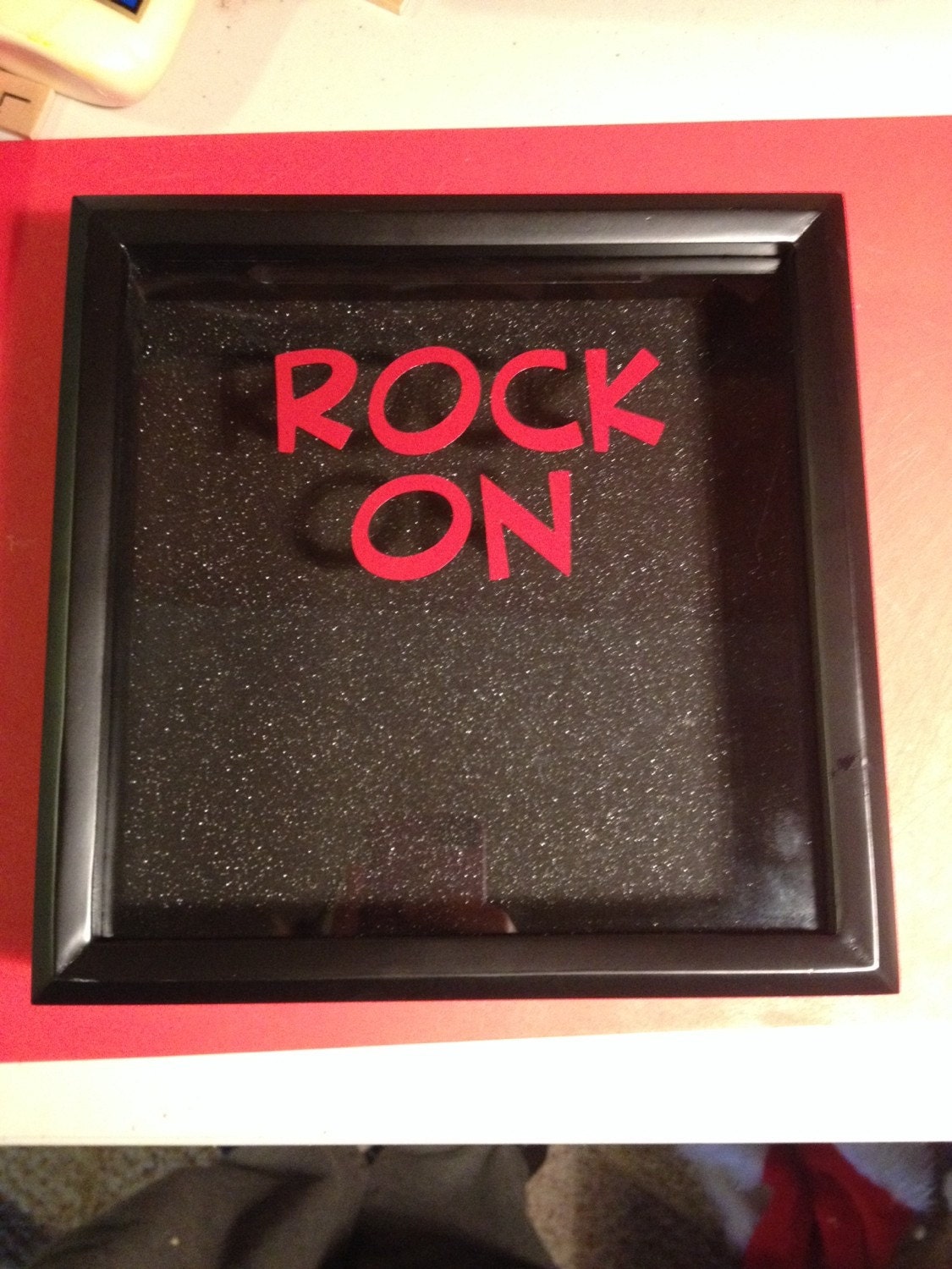 ROCK ON Concert Tickets 8x8 Shadow Box Concert Memories | Etsy