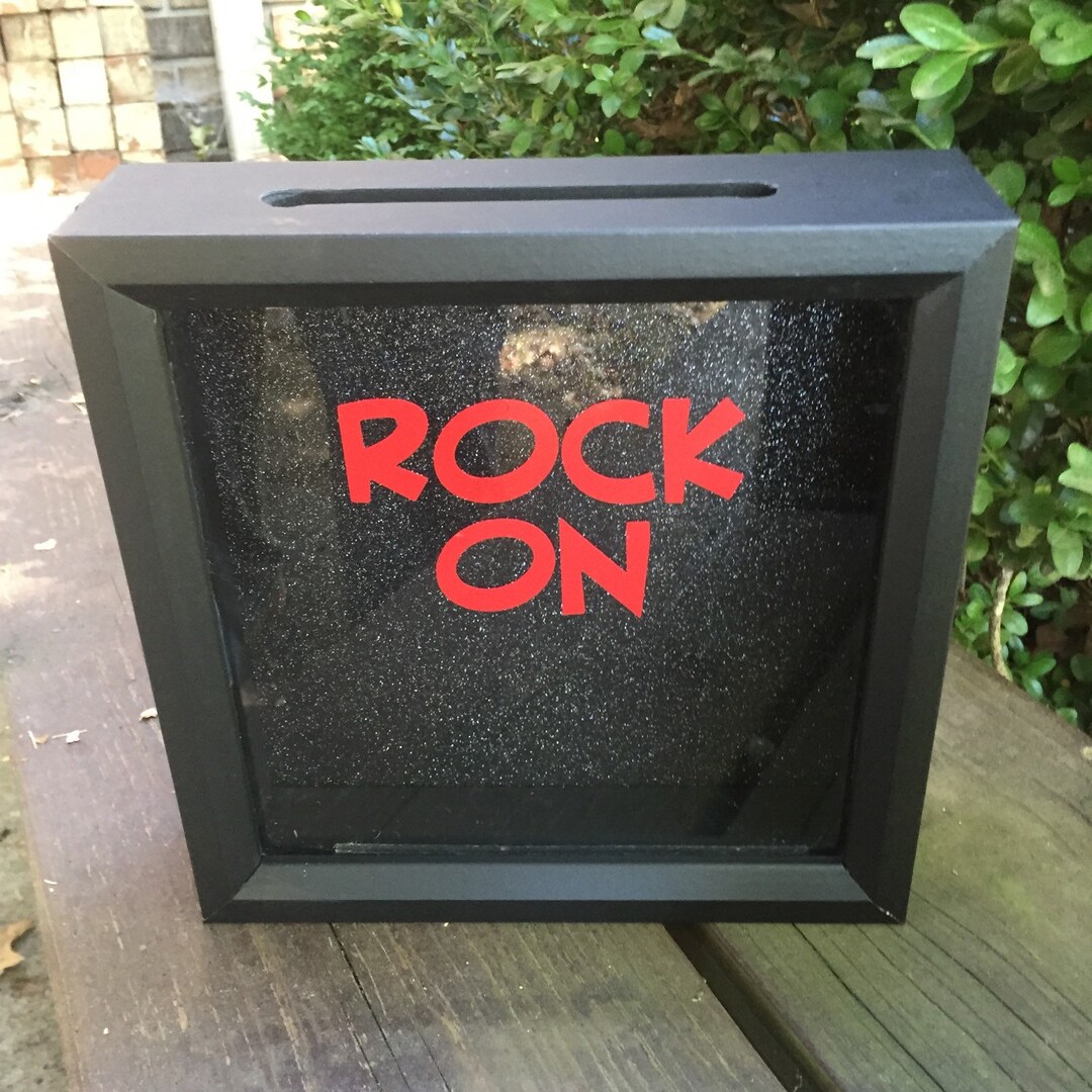 Rock on Concert Ticket Shadow Box: Music Memorabilia Display (8x8) - Etsy