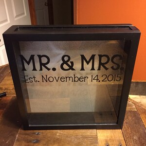 WEDDING CARD Box, 12x12, Shadow Box, THEN Use for an Admit One Box to ...