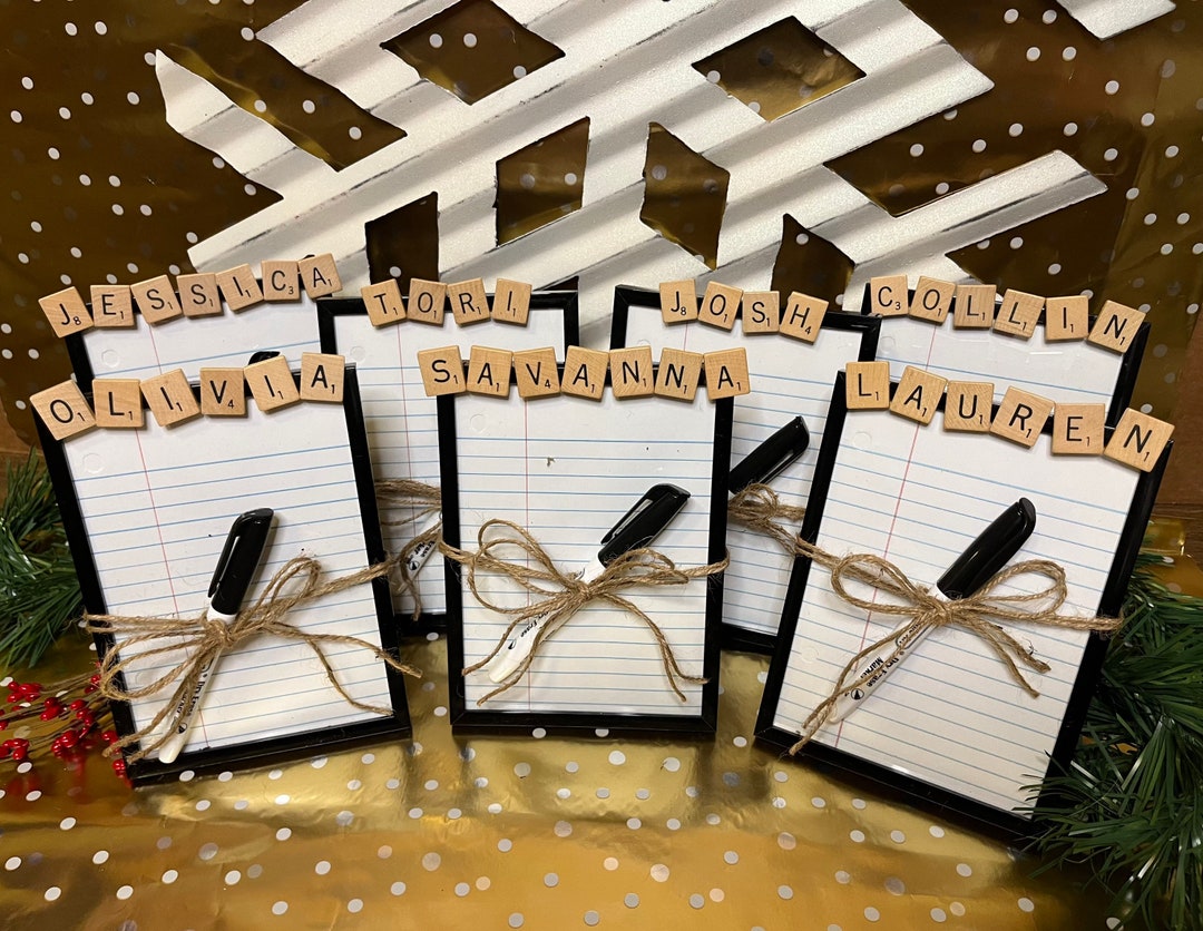 Employee Gifts, Dry Erase Board, CHOOSE ANY NAME or Word, Office Party ... Employee Gifts, Dry Erase Board, CHOOSE ANY NAME or Word, Office Party ...