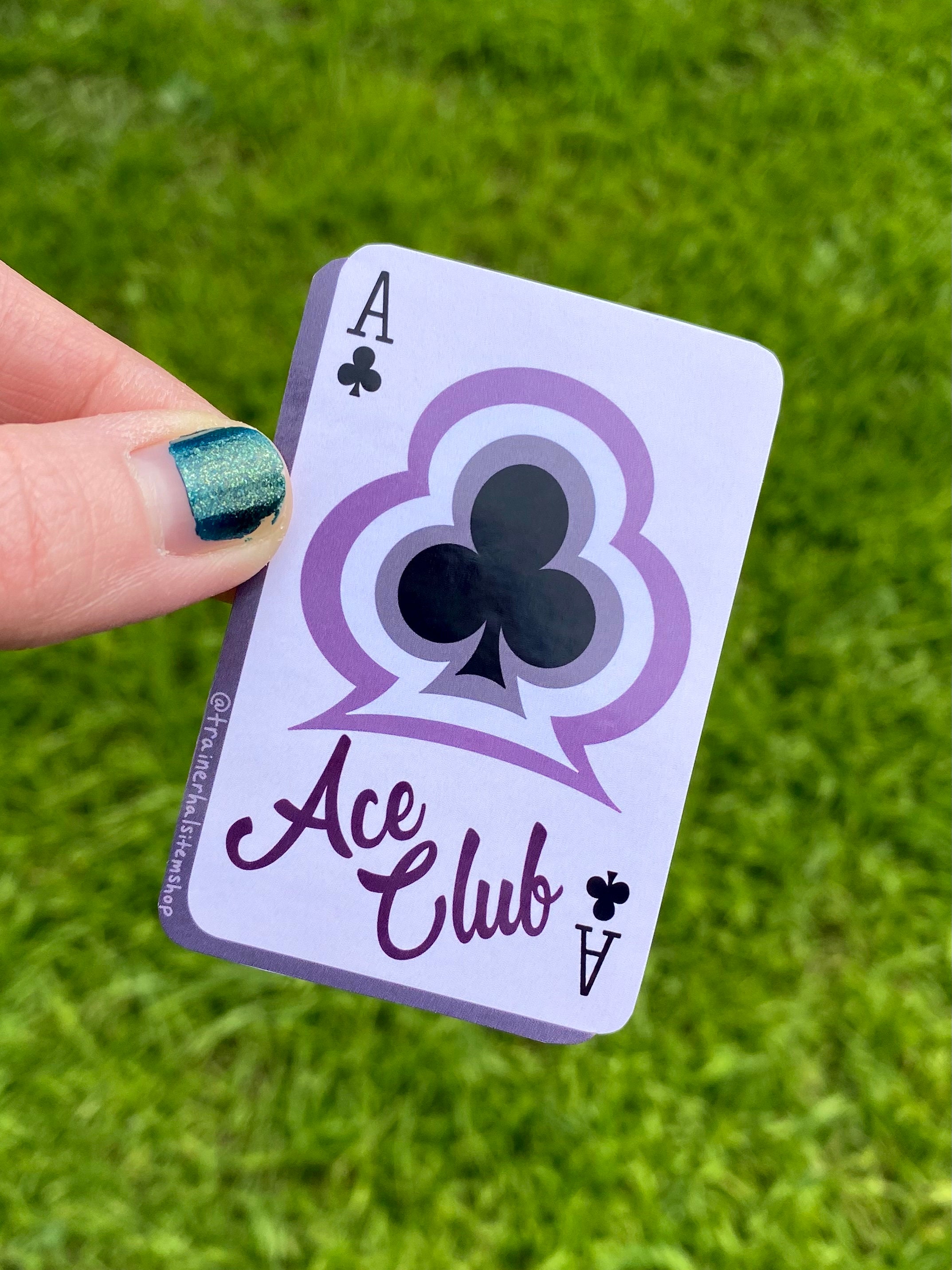 Playing Card Ace Clubs