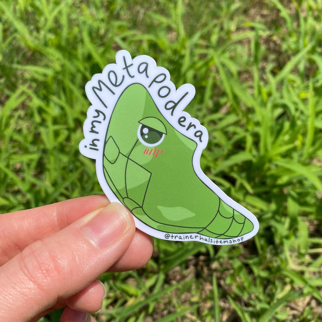 In My Metapod Era Sticker Waterproof Vinyl Evolving Burnout Growth Poke ...