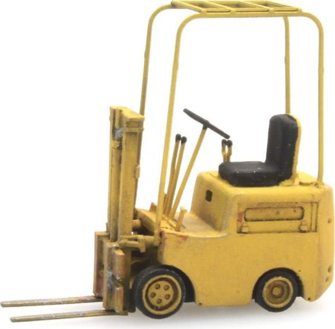 Artitec Scenery Model Railway HO Forklift Yellow 1:87 Ready-made ...