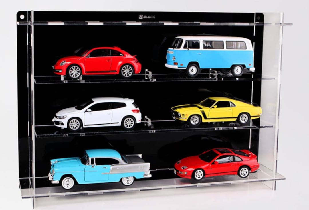 Atlantic Display Case Multicase for 1:24 Scale 6 Cars 3x2 Brand New ...